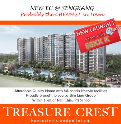 Treasure Crest EC Anchorvale EC | New Launch SG Condo