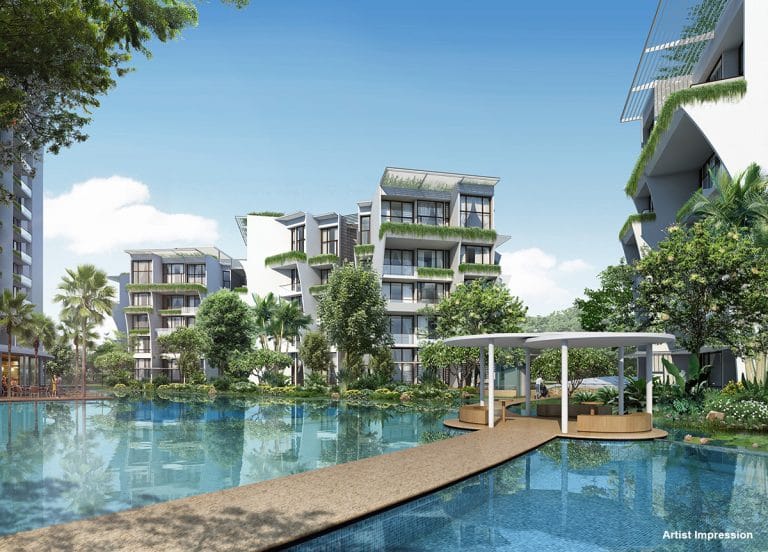 Reflective pool | New Launch SG Condo